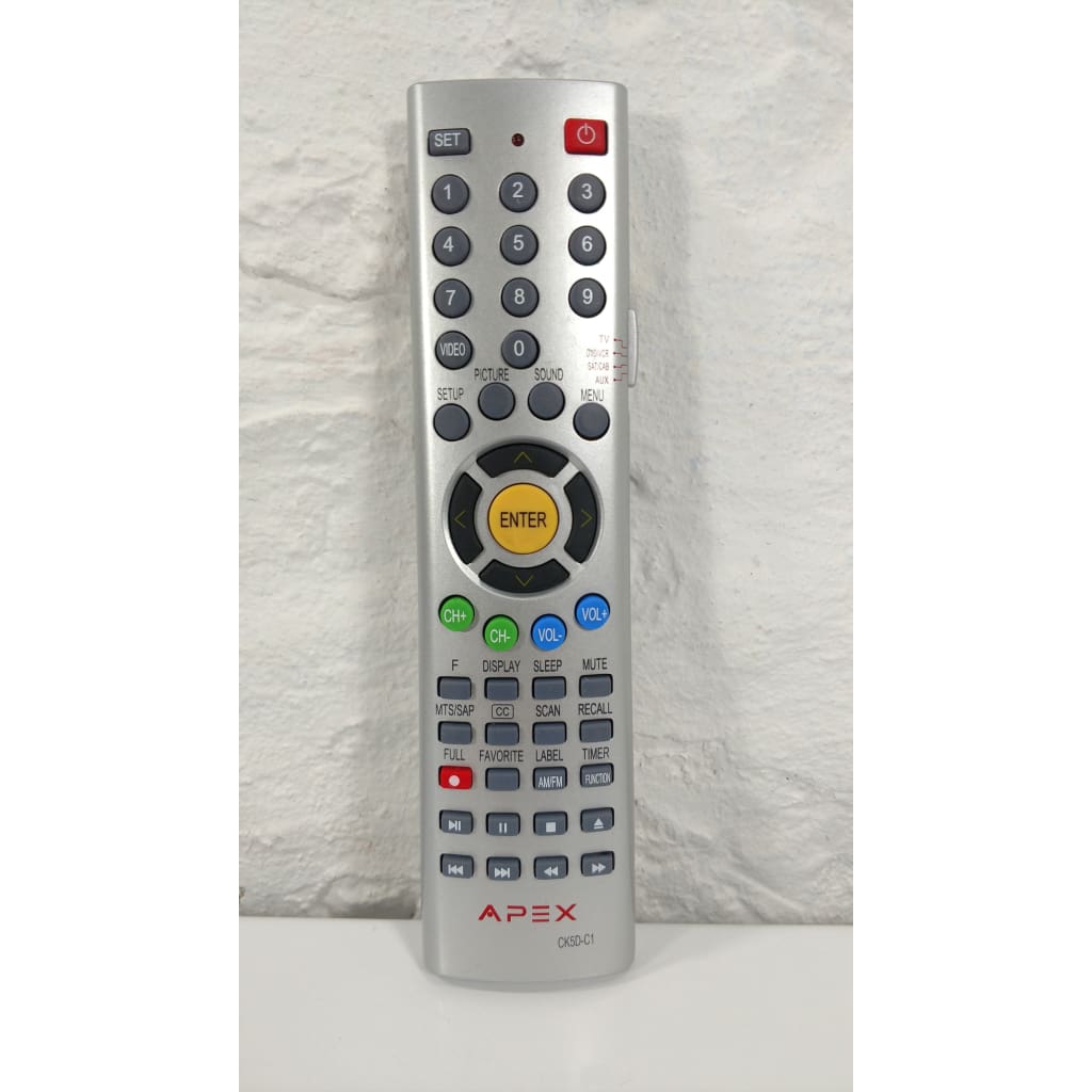 Apex CK5D-C1 TV Remote Control — Best Deal Remotes