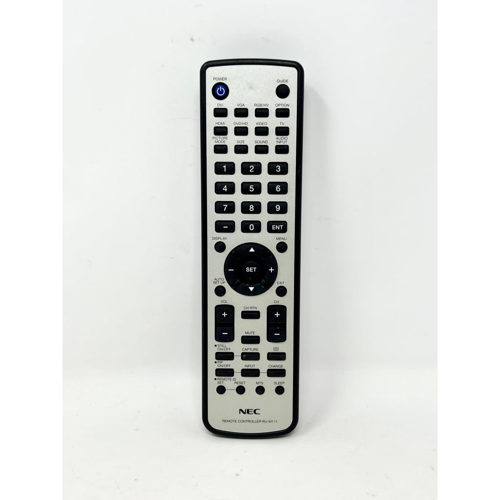 NEC RU-M111 TV Remote Control for LCD4020 LCD4620 LCD5220 — Best Deal ...