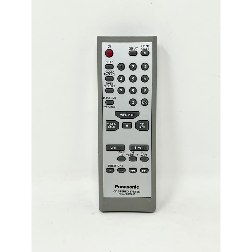 Panasonic N2QAGB000037 Audio System Remote Control — Best Deal Remotes