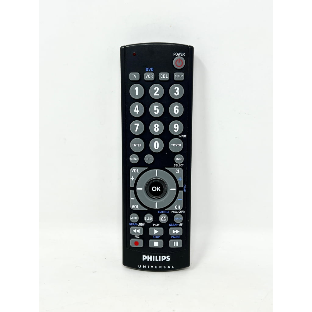 Philips Universal TV / VCR / Cable Remote Control Unit - Model SRU2103 ...