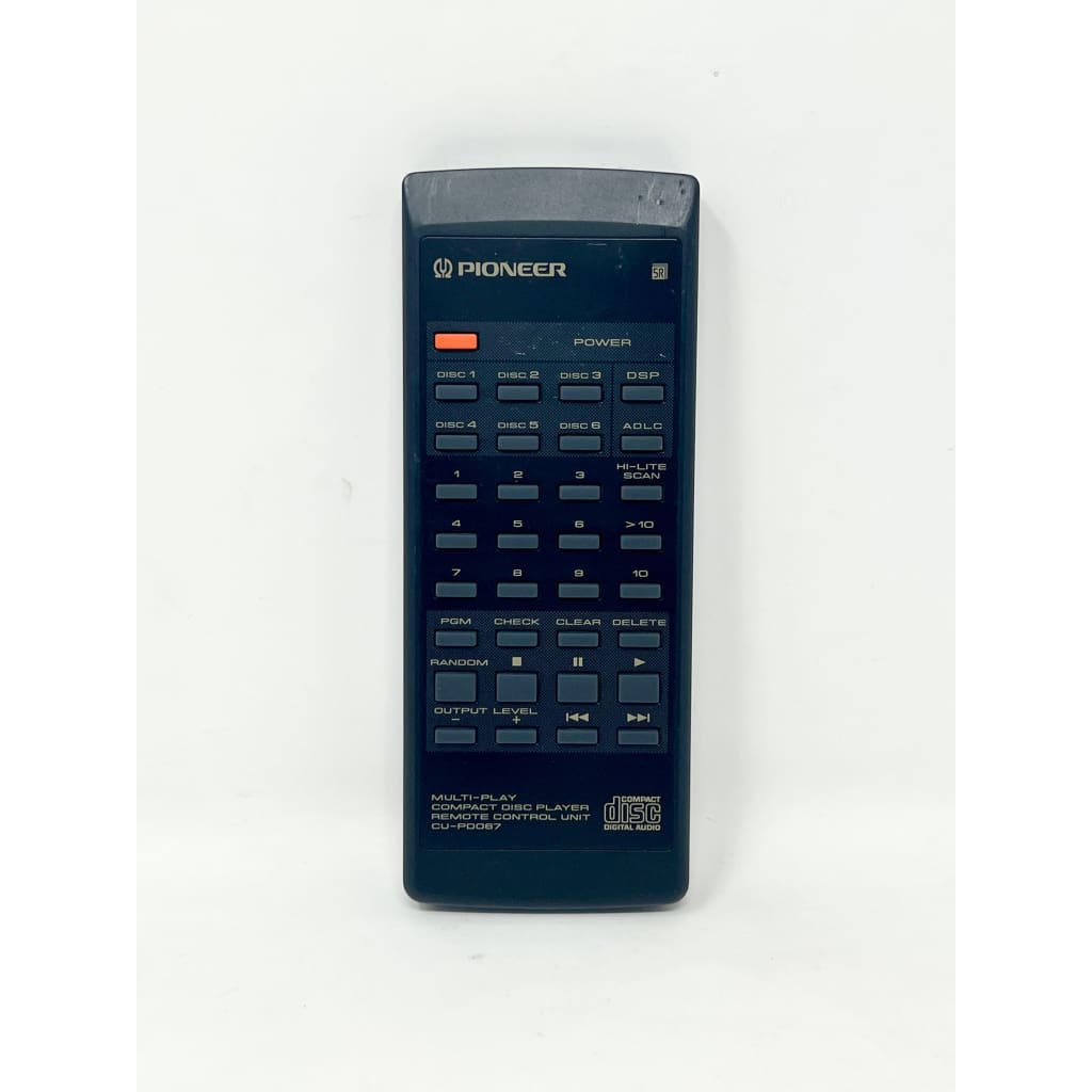 Pioneer CU-PD067 CD Player Remote Control — Best Deal Remotes