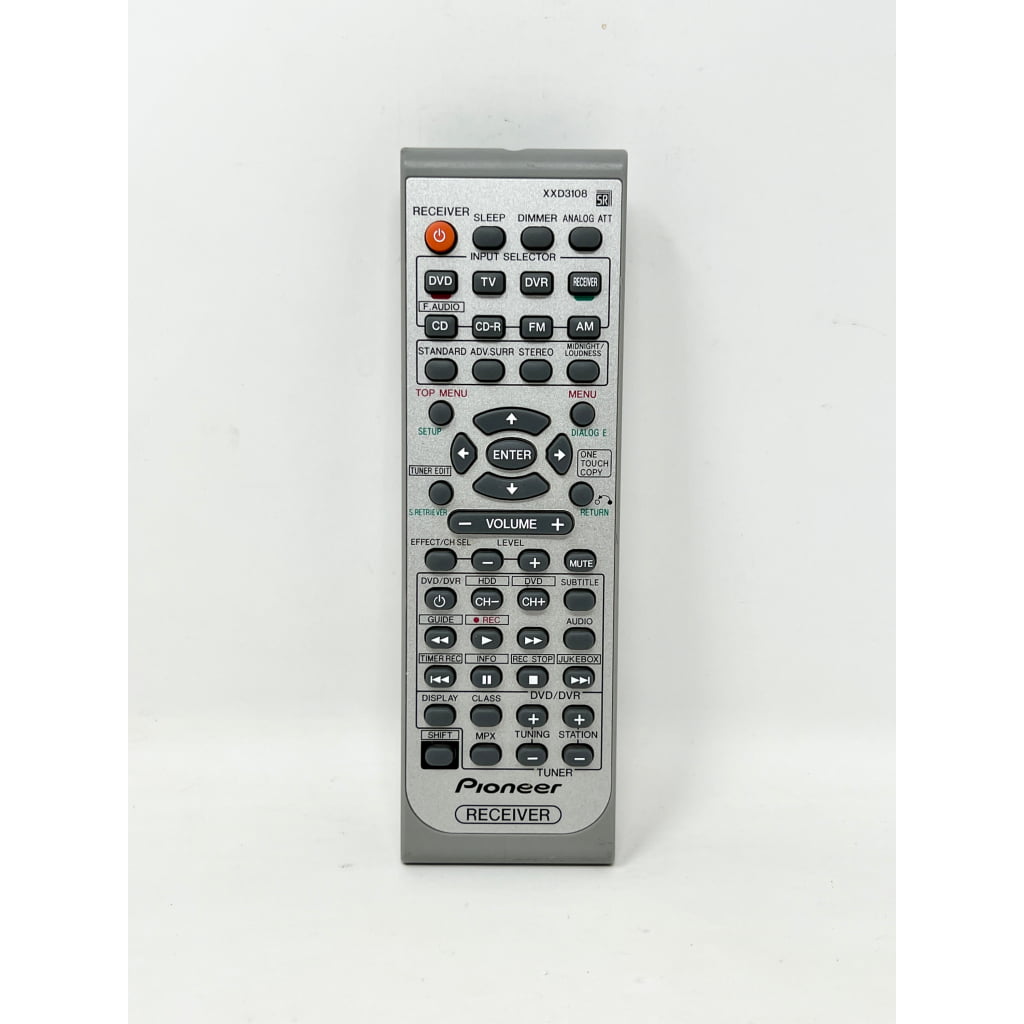 Pioneer XXD3108 A/V Receiver Remote Control — Best Deal Remotes