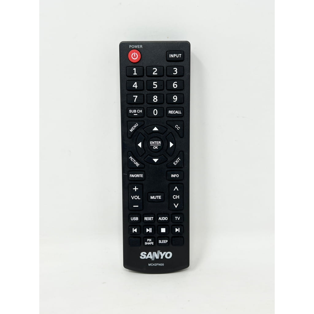 Sanyo MC42FN00 TV Remote Control — Best Deal Remotes