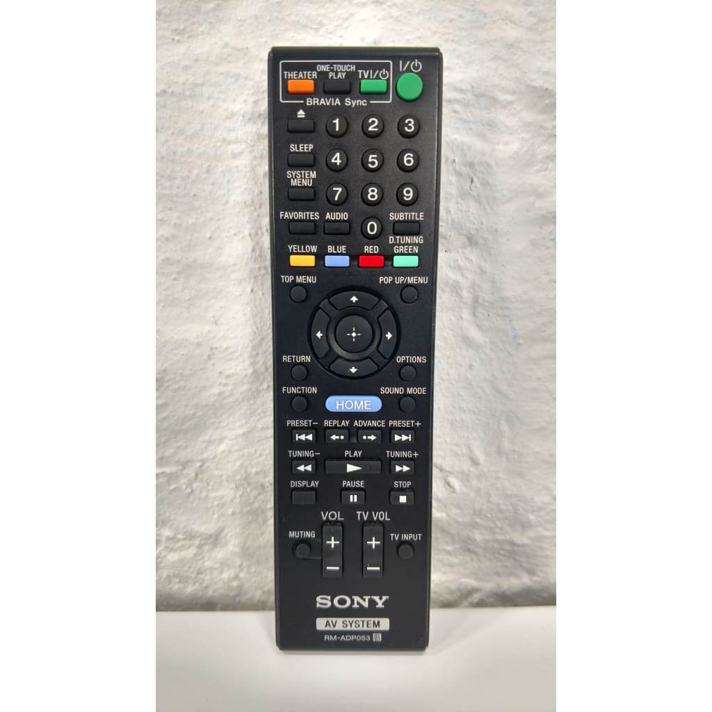 Sony RM-ADP053 AV System Receiver Remote Control — Best Deal Remotes