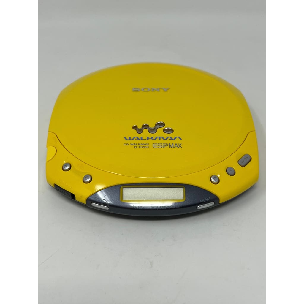 Sony Walkman Cd Player Yellow