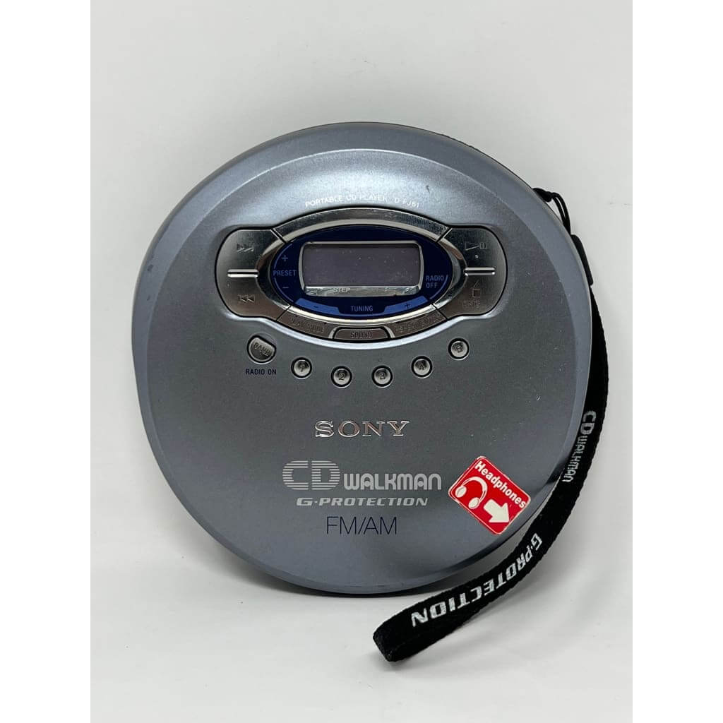 Sony Walkman CD Player D-FJ61 Discman with anti-skip G-Protection & AM ...