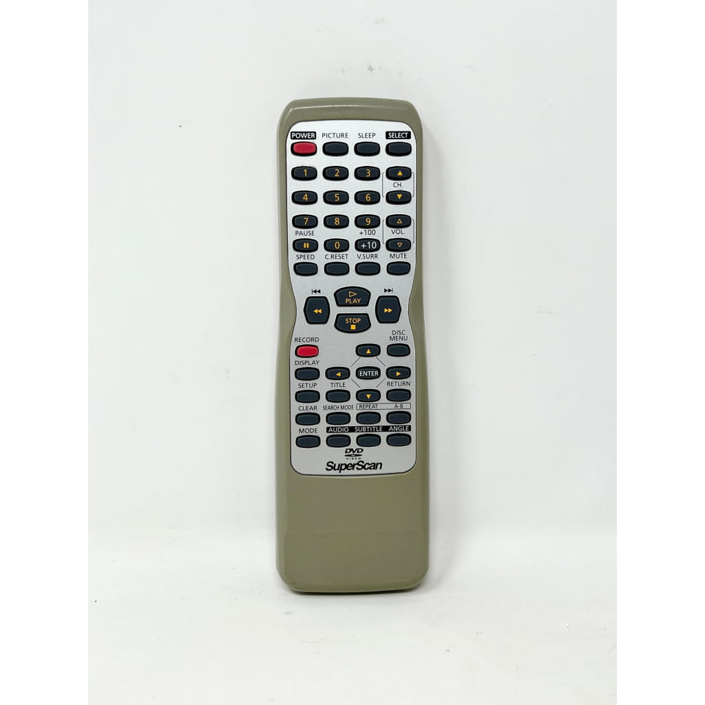 SuperScan TV/DVD/VCR CRT Combo Player Remote Control — Best Deal Remotes