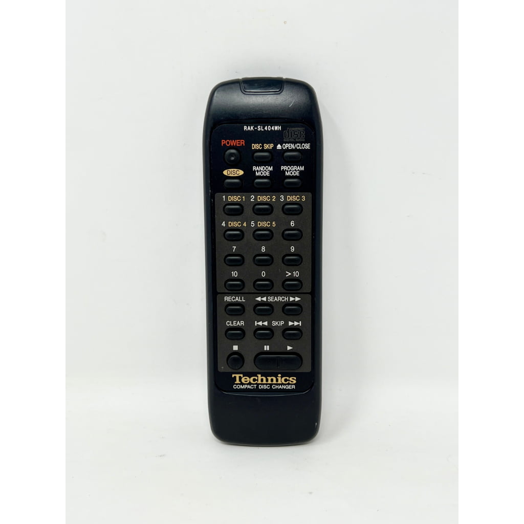 Technics RAK-SL404WH CD Player Remote Control — Best Deal Remotes