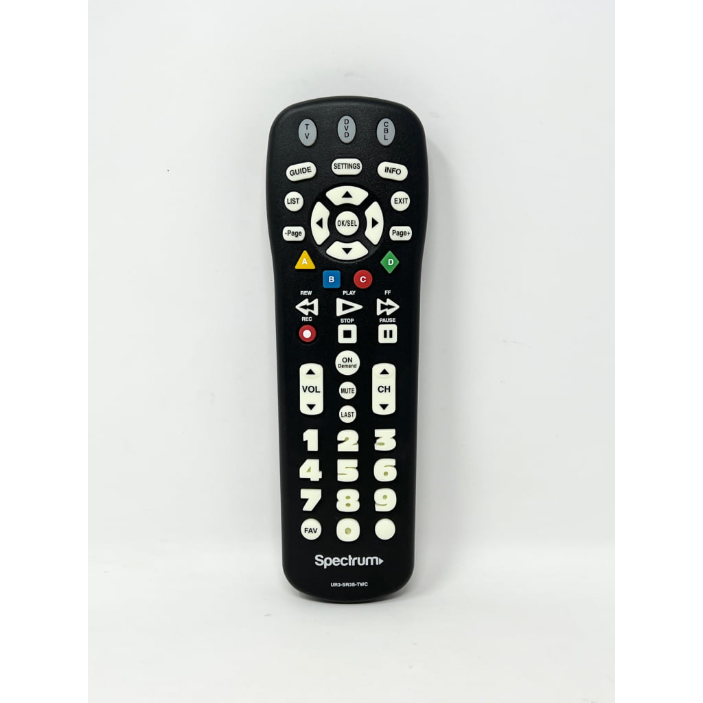 Time Warner Spectrum Universal Remote UR3-SR3S-TWC — Best Deal Remotes