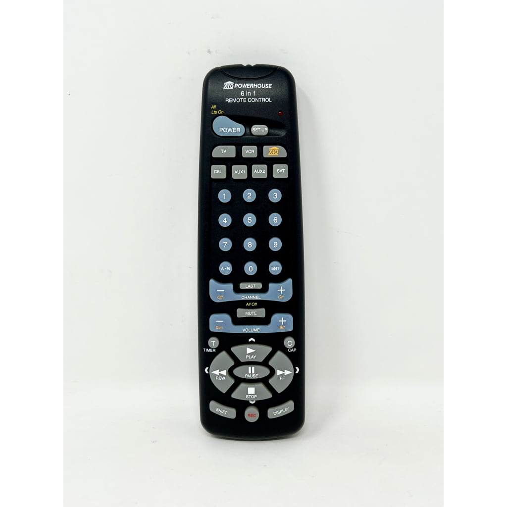 X10 Powerhouse 6-Device Universal Remote Control — Best Deal Remotes