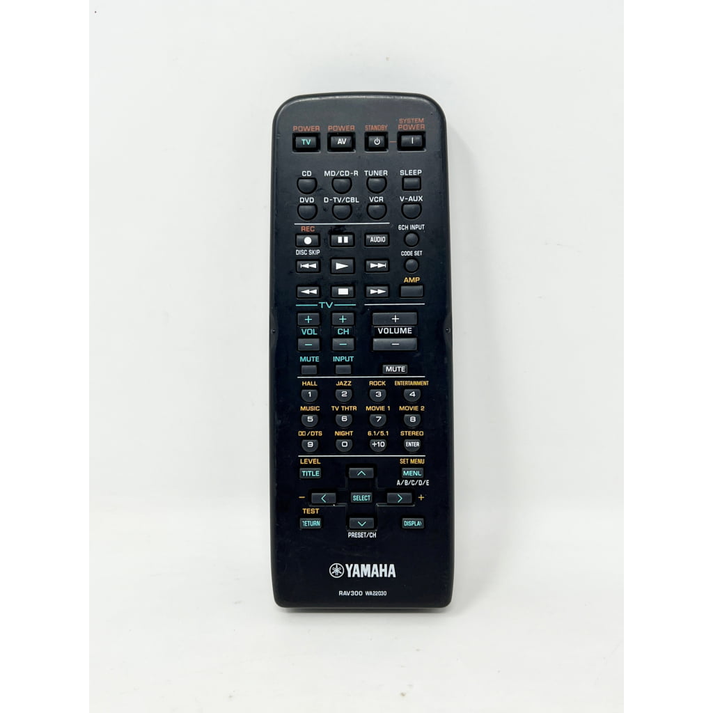 Yamaha RAV300 A/V Receiver Remote Control — Best Deal Remotes