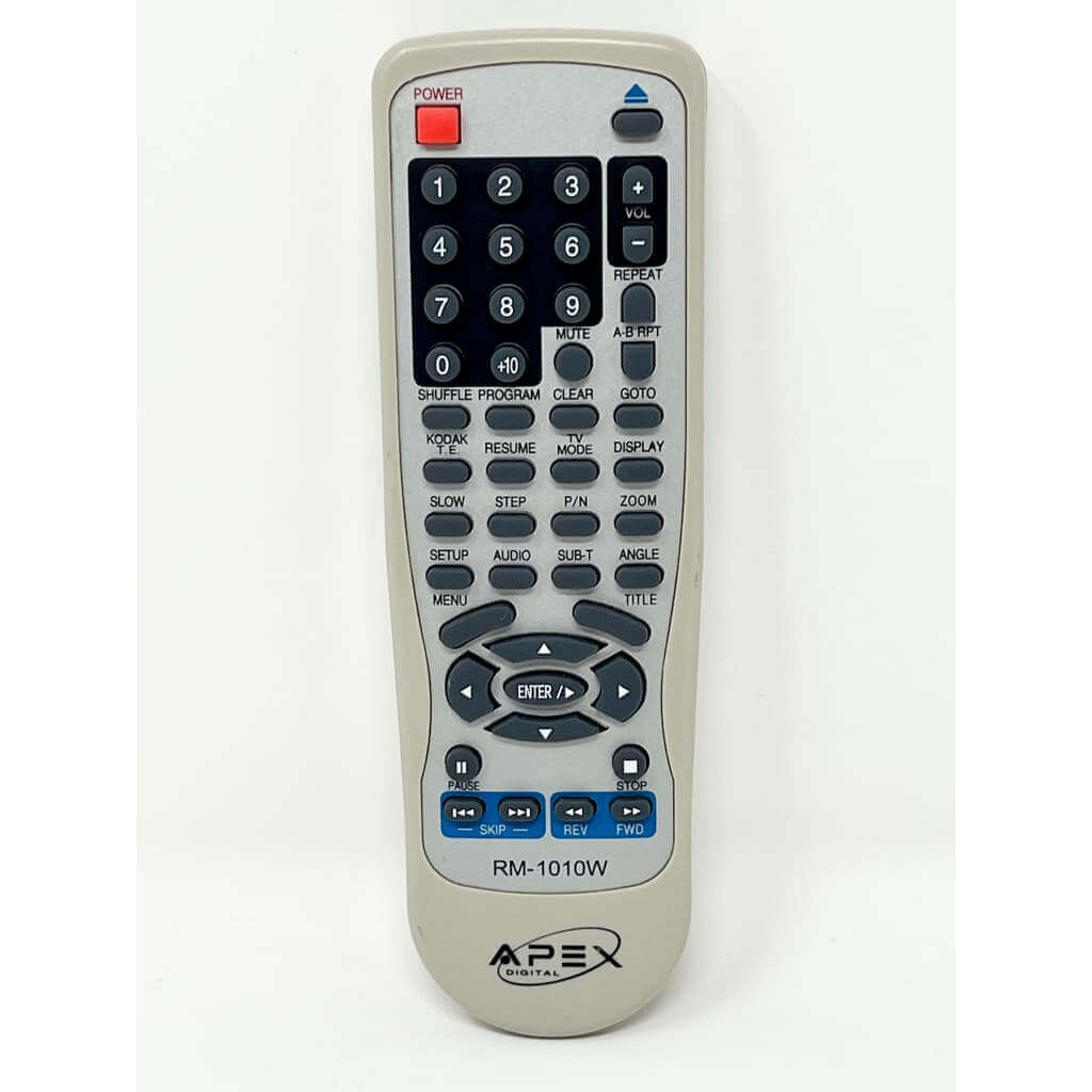 Apex Digital RM-1010W DVD Remote Control — Best Deal Remotes