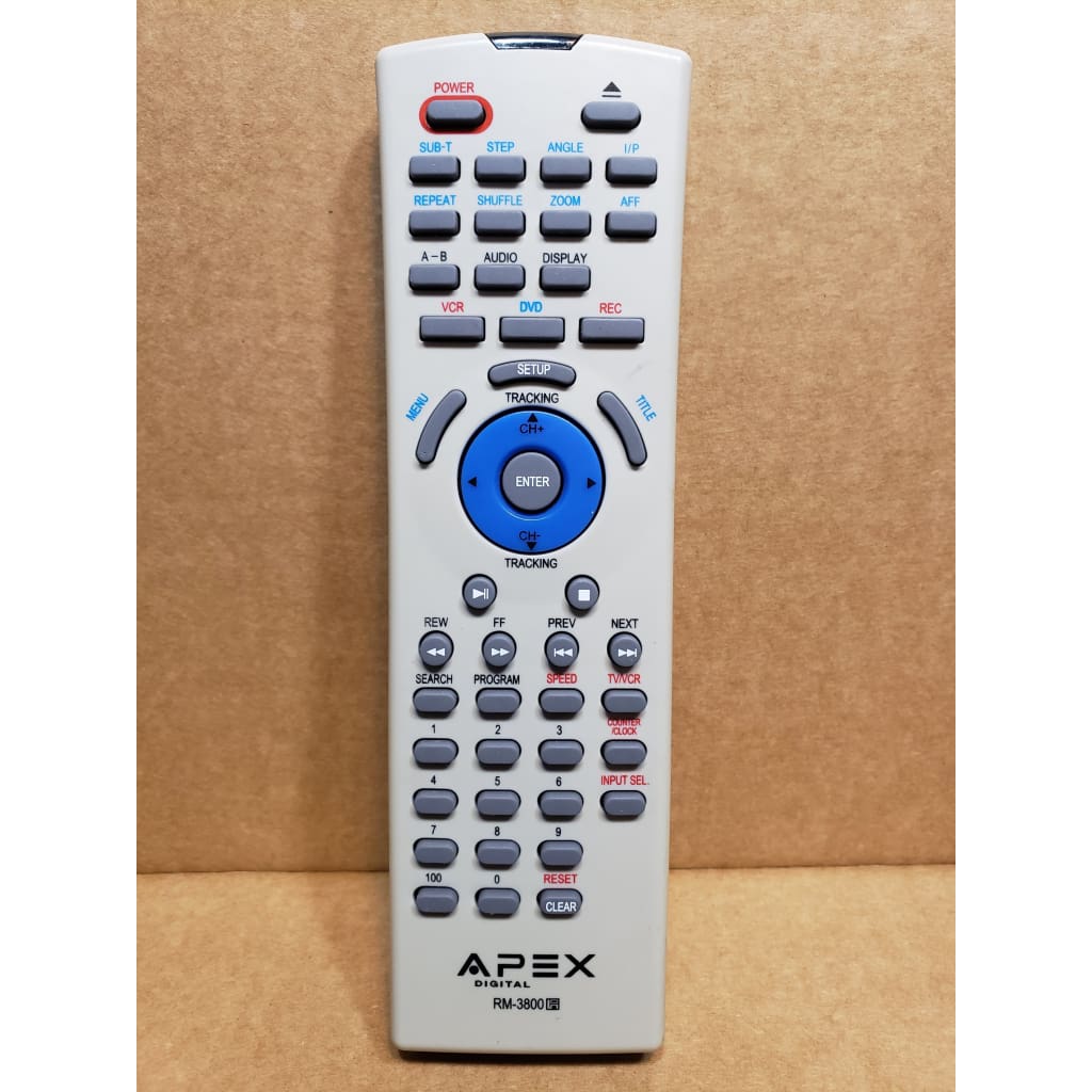 Apex RM-3800 DVD/VCR Combo Remote Control — Best Deal Remotes