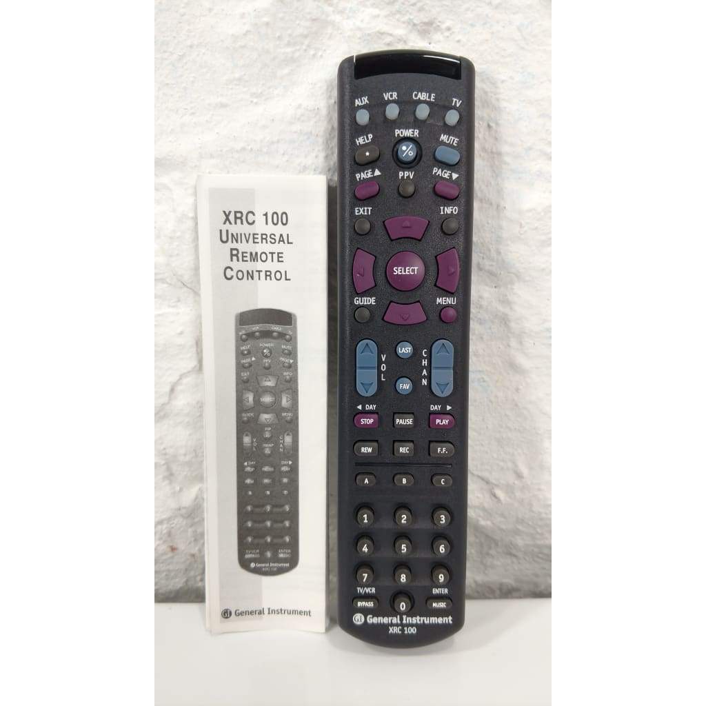 General Instrument XRC 100 Universal Remote Control — Best Deal Remotes