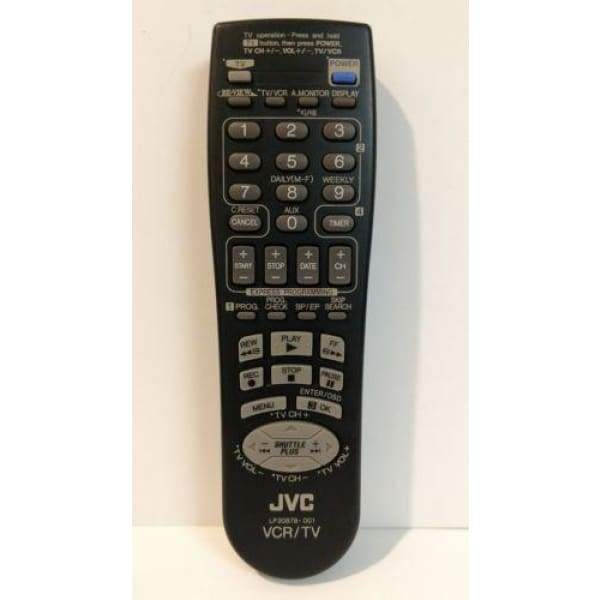 JVC LP20878-001 VCR Remote for HR-A36U HR-A37U HR-A47U HR-A56U HR-A57U ...