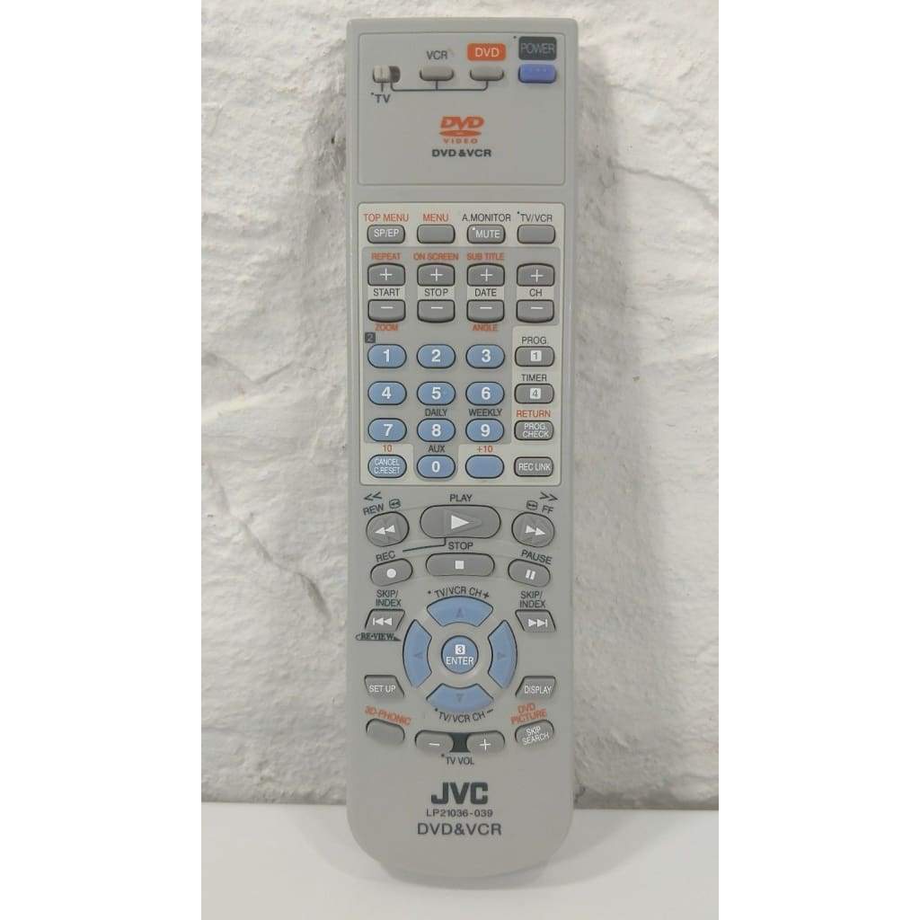 JVC LP21036-039 DVD VCR Remote Control — Best Deal Remotes
