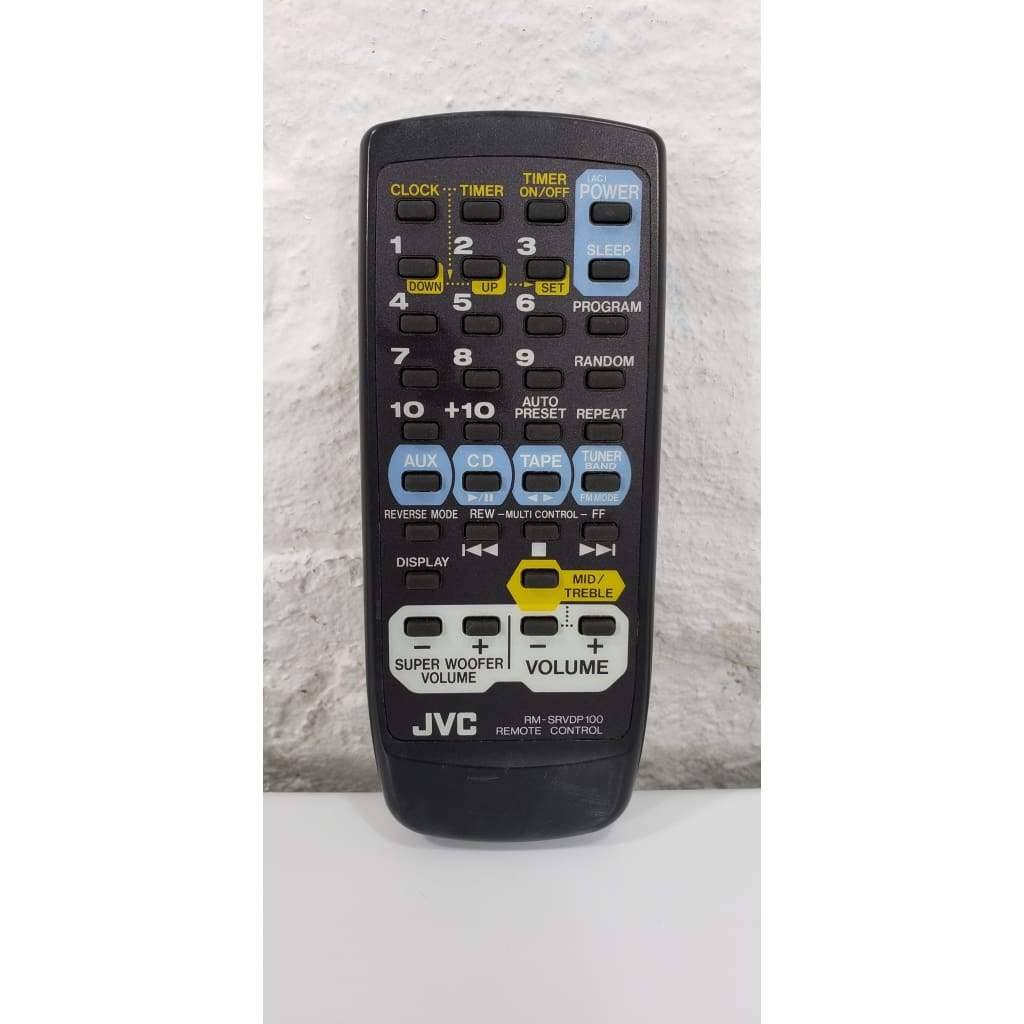JVC RM-SRVDP100 Audio Remote for RCBZ6BU RVDP100 RVDP100BK RVDP200 ...