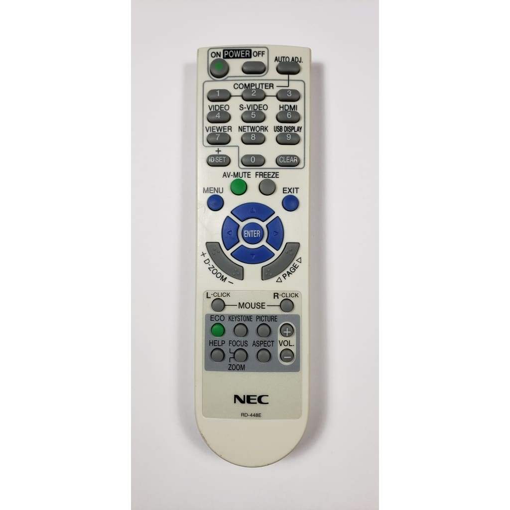 NEC RD-448E Projector Remote for V260X + V300X + V260 RD-448E RD-443 NP ...