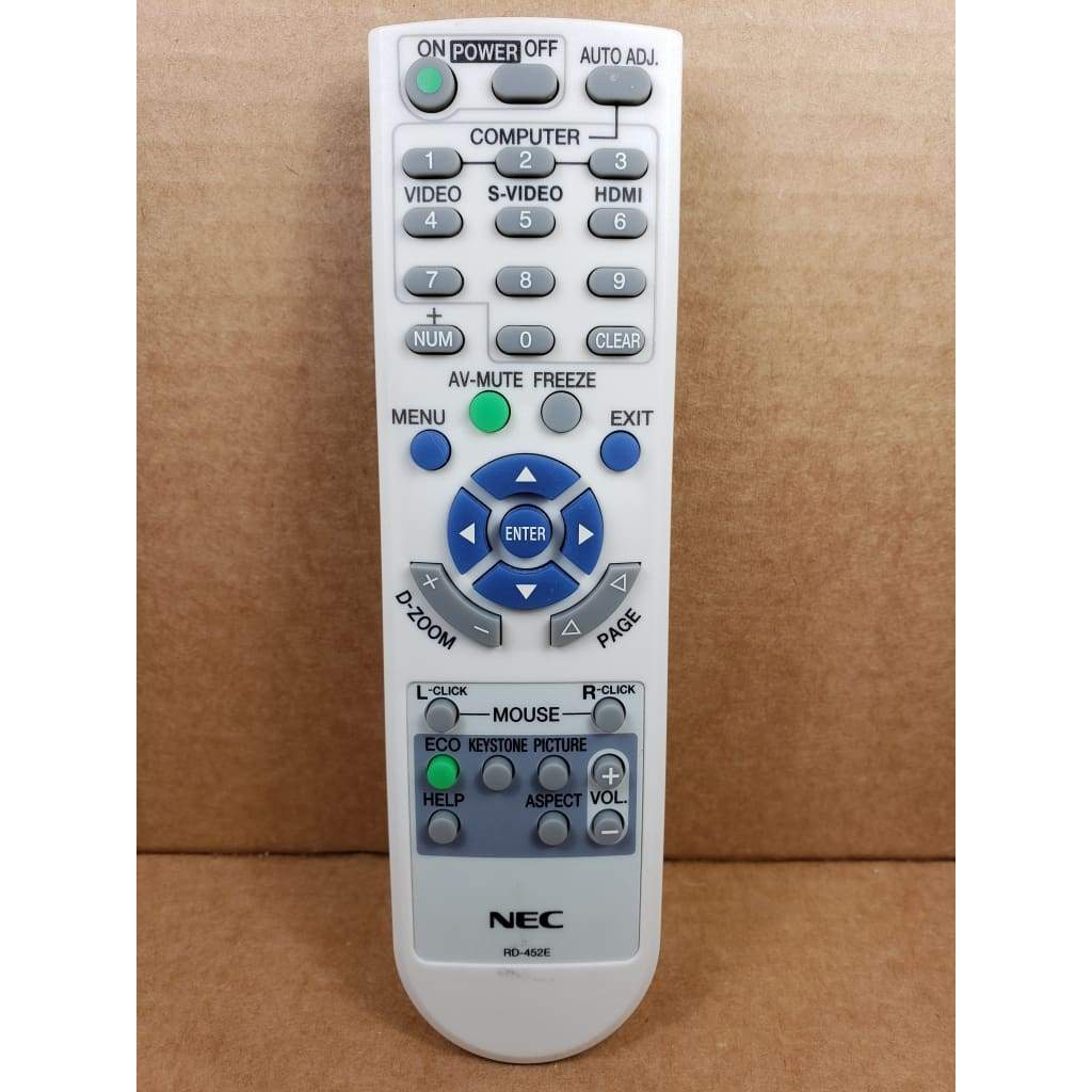 NEC RD-452E Projector Remote Control — Best Deal Remotes