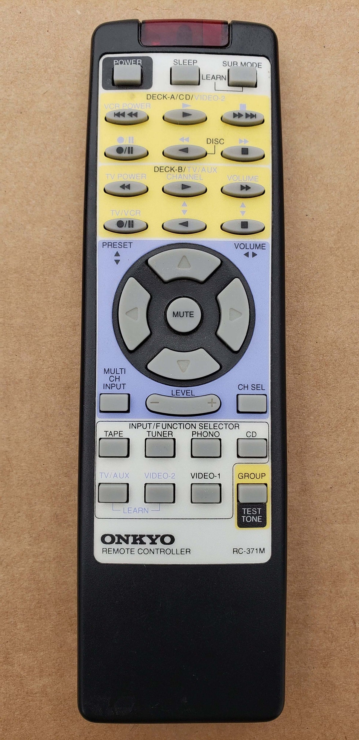 Onkyo RC-371M A/V Receiver Remote Control — Best Deal Remotes