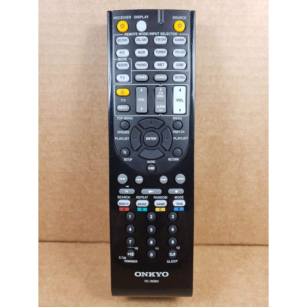 Onkyo RC-868M AV Receiver Remote Control — Best Deal Remotes