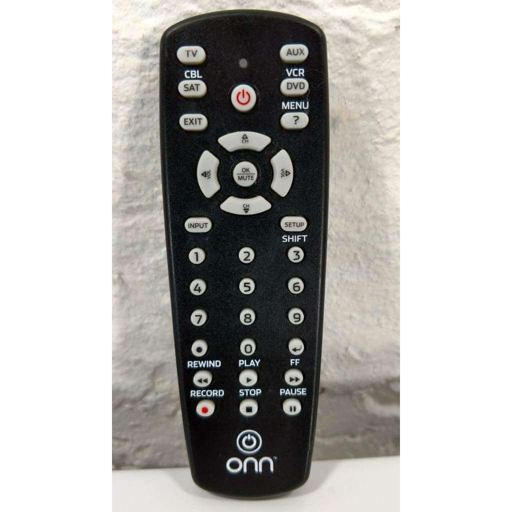 ONN Universal Remote Control 39900 Video TV Satellite Audio VCR Cable ...