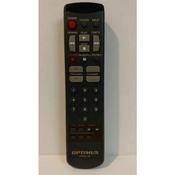 Optimus VCR Remote Control Model 104 — Best Deal Remotes