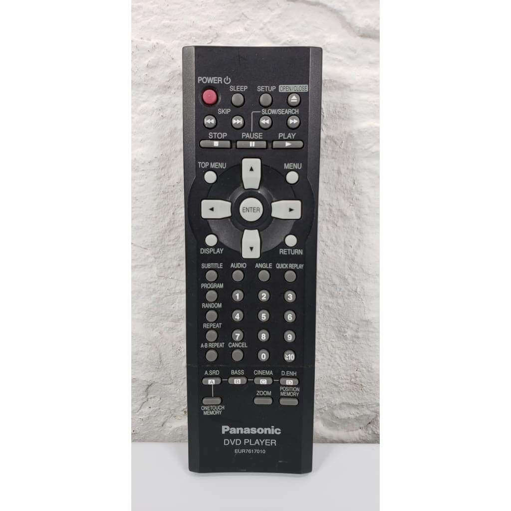 Panasonic EUR7617010 DVD Remote Control for DVD-RP62 DVD-RV22 DVD-RV27 ...