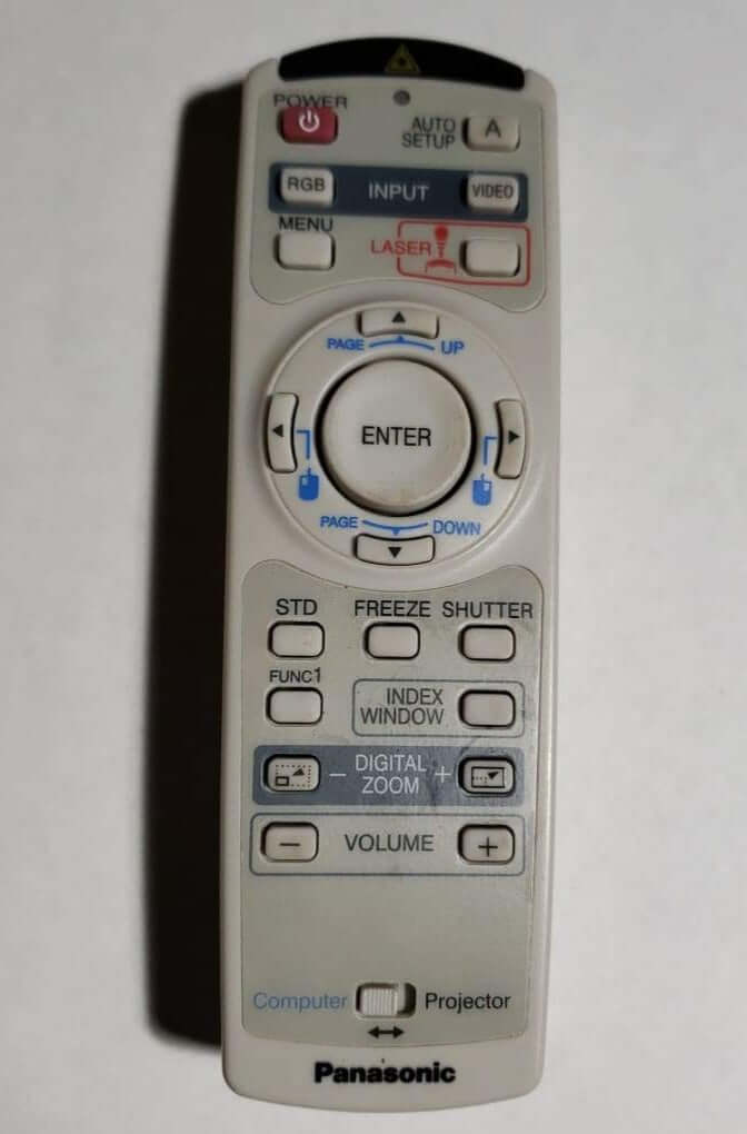 Panasonic N2QAEA000021 Projector Remote Control — Best Deal Remotes