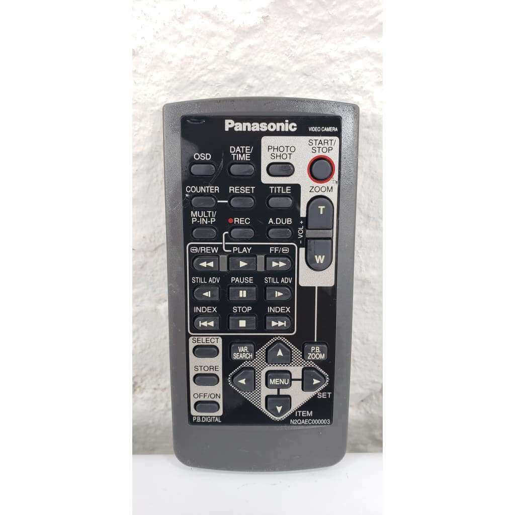 Panasonic N2QAEC000003 Video Camera Remote Control for DVX100B MiniDV ...