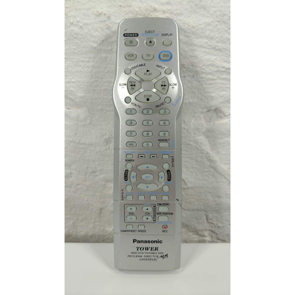 Panasonic Tower LSSQ0344 VCR Cable TV Universal Remote Control DVD DSS ...