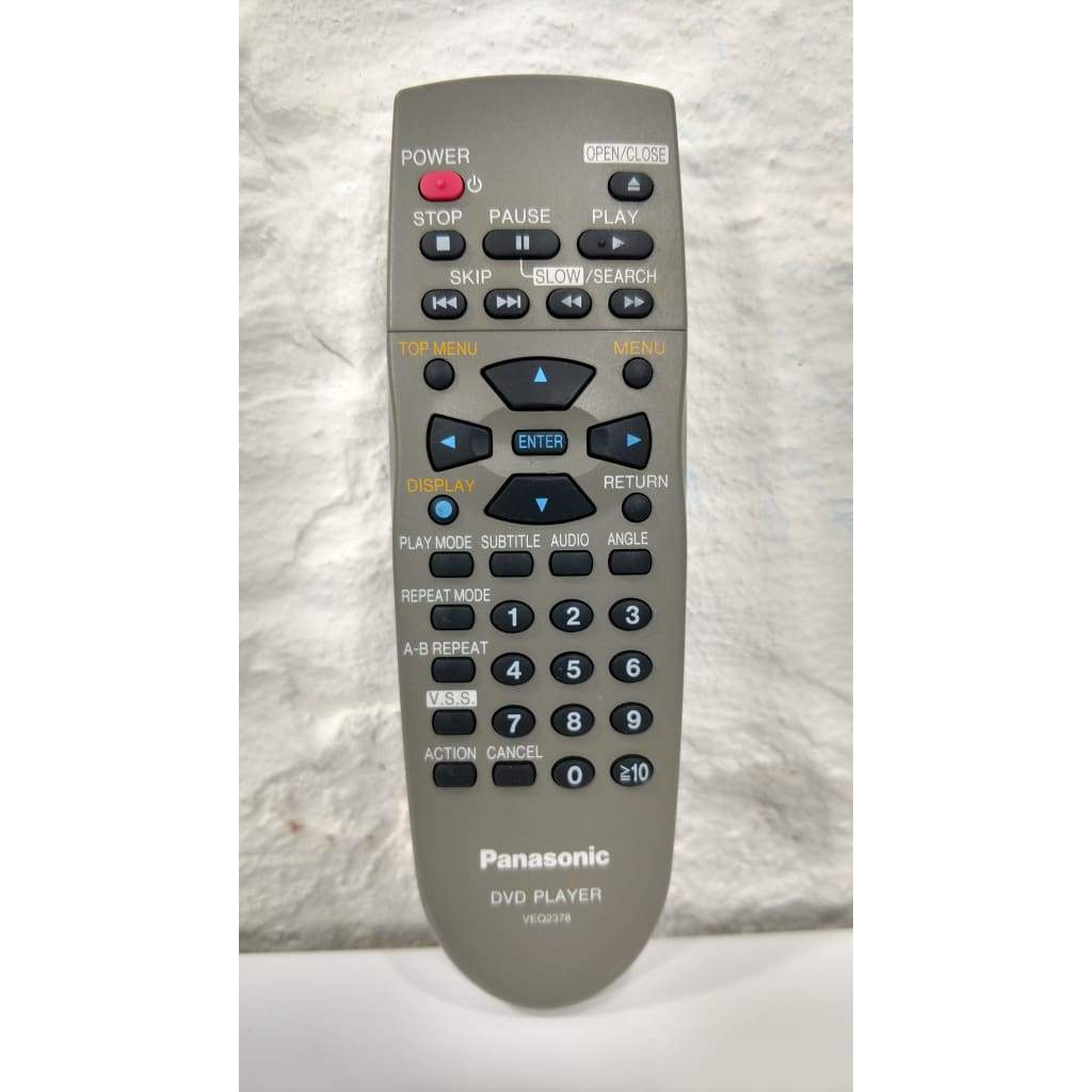 Panasonic VEQ2378 DVD Remote Control — Best Deal Remotes