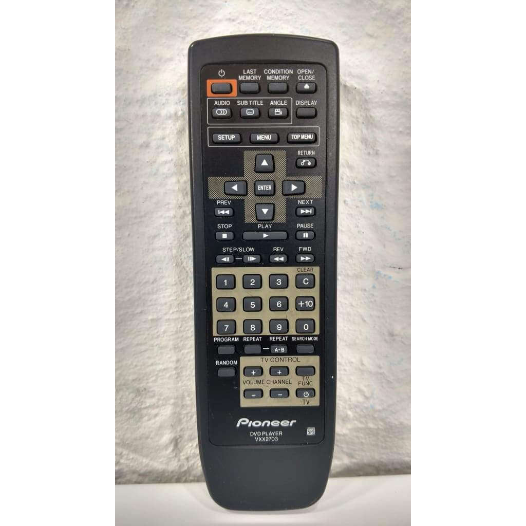 Pioneer VXX2703 DVD Player Remote for DV353 DV434 DV444 HTS910DV — Best ...