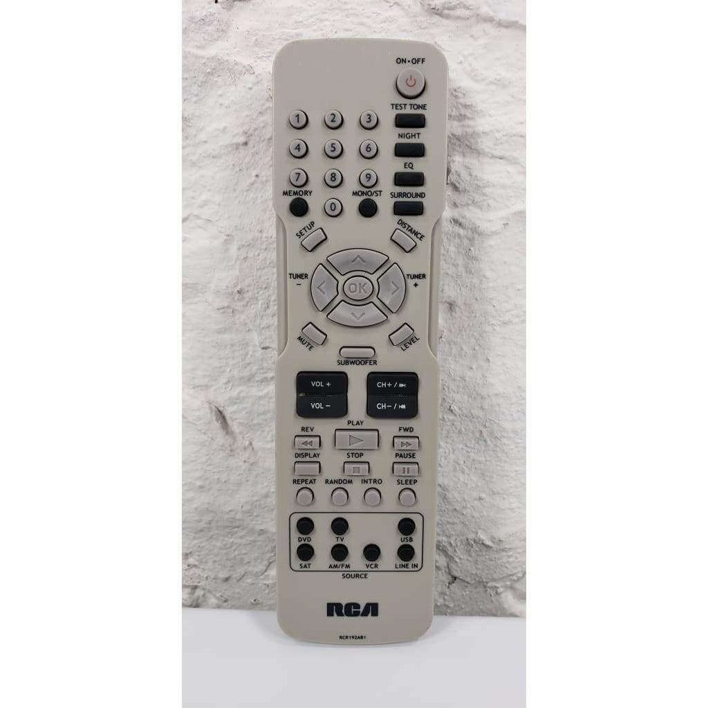 RCA RCR192AB1 Home Theater Remote Control for RT2760 RT2770 RT2870 ...