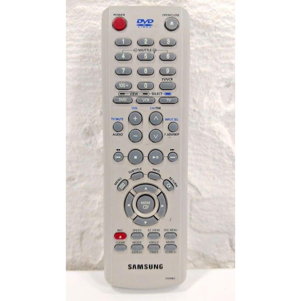 Samsung 00008A DVD Player Remote Control for DVDV3000 DVDV3500 DVDV3600 ...