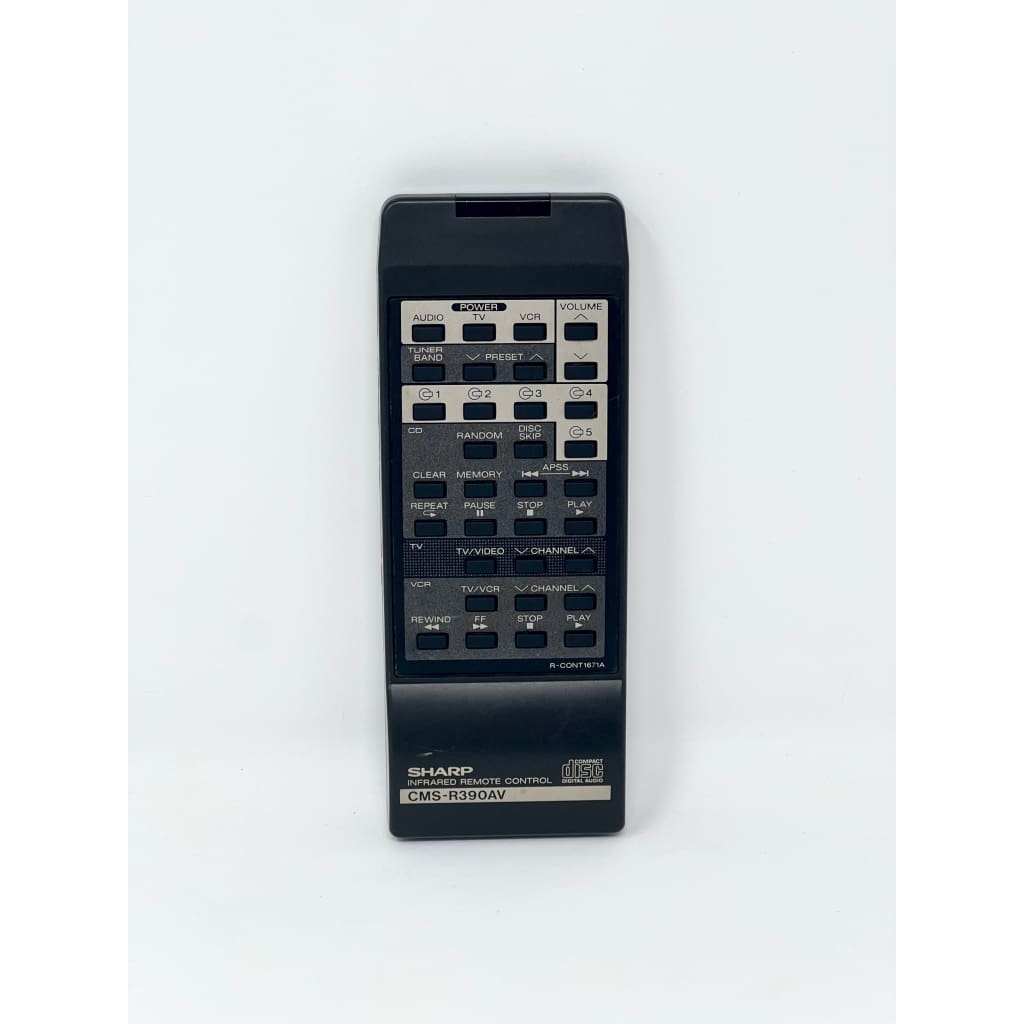 Sharp CMS-R390AV CD Player Remote Control R-CONT1671A — Best Deal Remotes
