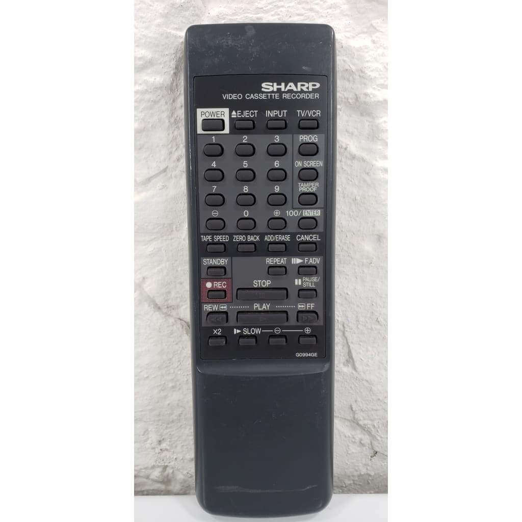 Sharp G0994GE VCR VHS Remote Control - Best Deal Remotes