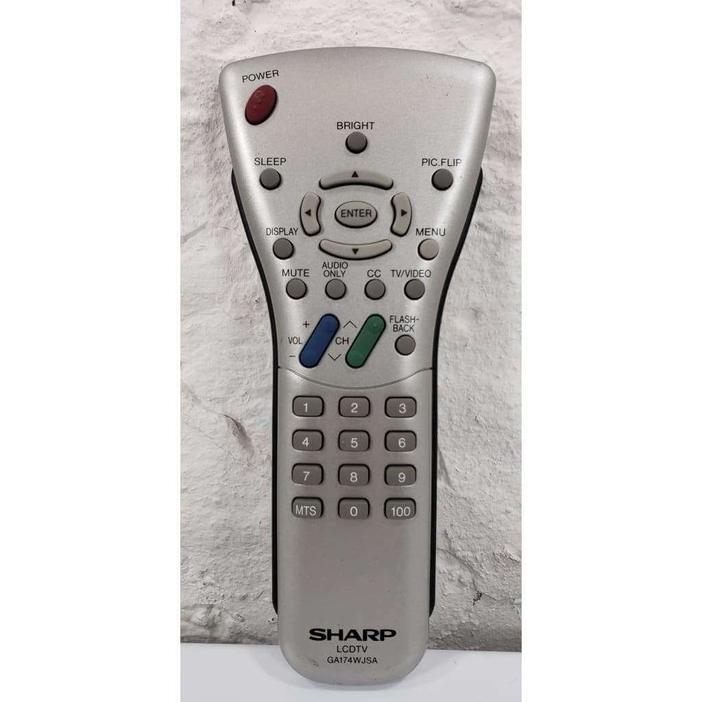 SHARP GA174WJSA TV Remote Control for LC20S1US LC20S2US LC20S2U ...