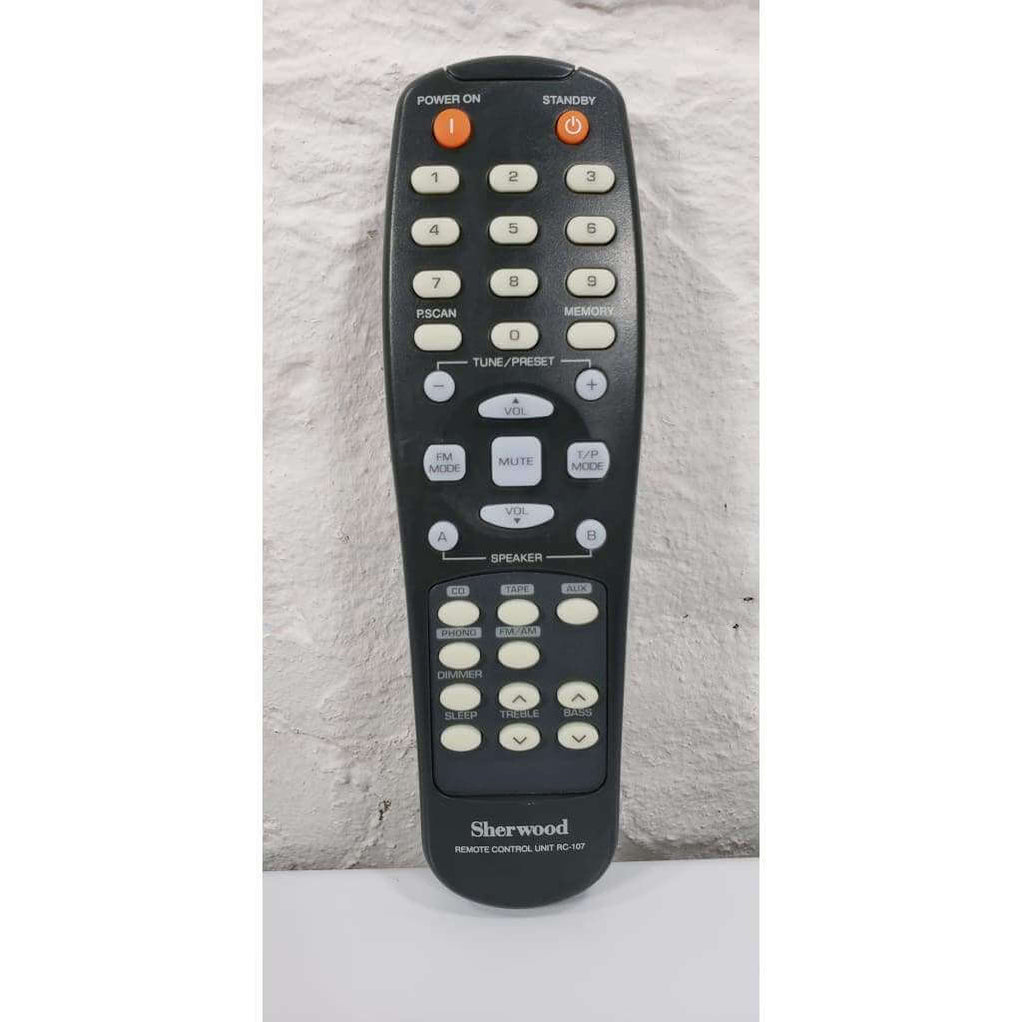 Sherwood RC-107 Audio System Remote for RX-4109 RX-4208 — Best Deal Remotes