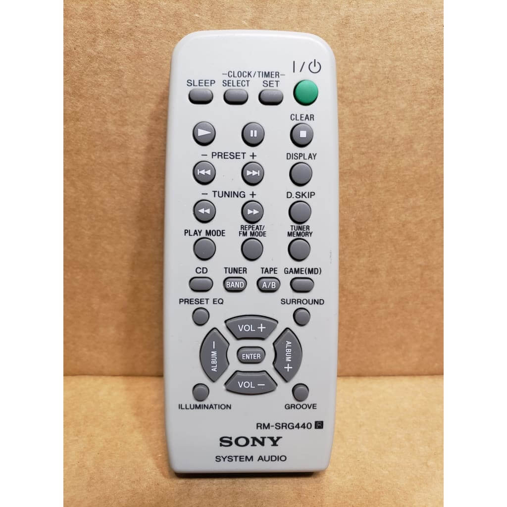 Sony RM-SRG440 Audio Remote Control — Best Deal Remotes