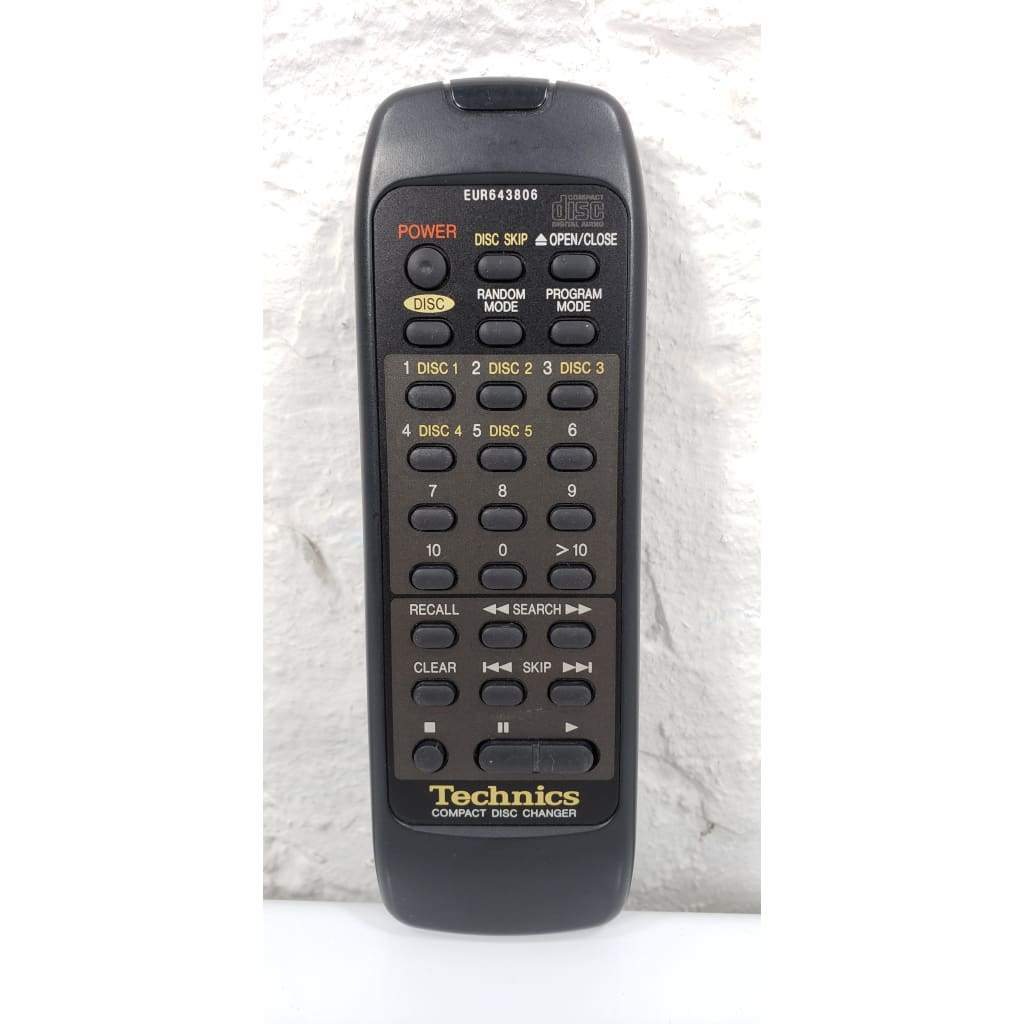 Technics EUR643806 CD Player Remote Control — Best Deal Remotes