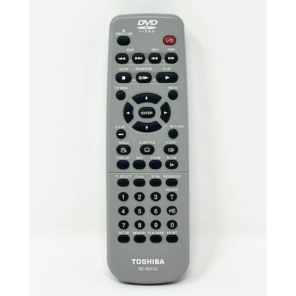 Toshiba SE-R0102 DVD Remote Control — Best Deal Remotes