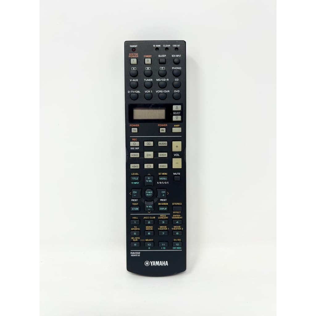 Yamaha RAV232 V829470 US A/V Receiver Remote Control — Best Deal Remotes